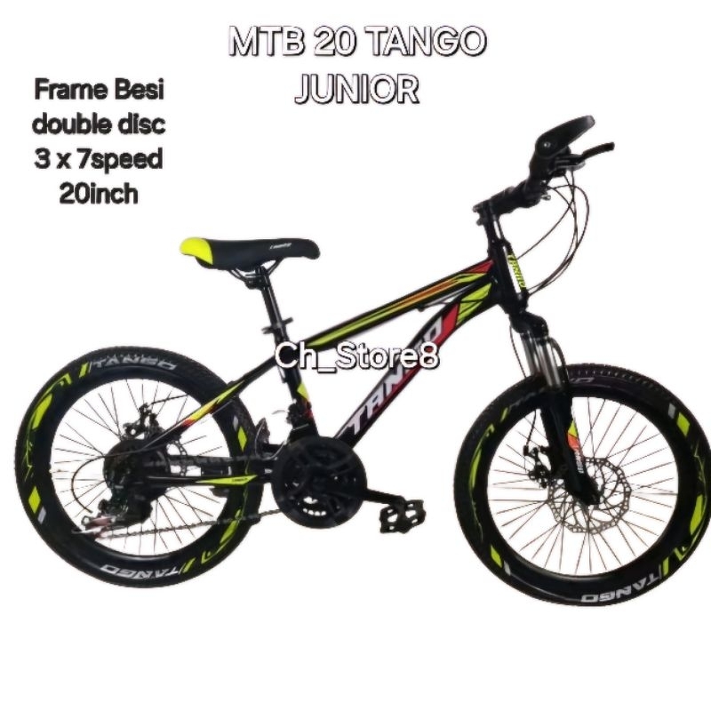 Jual Sepeda Gunung / MTB 20 inch Tango Junior pakai operan | Shopee ...