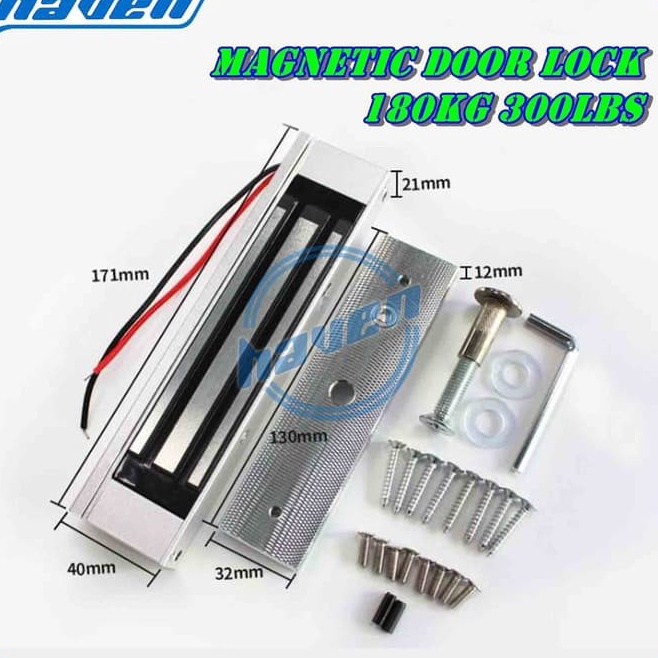 Jual bH EM LOCK 18KG 3LBS MAGNETIC DOOR LOCK 18KG 3LBS ACCESS DOOR ...