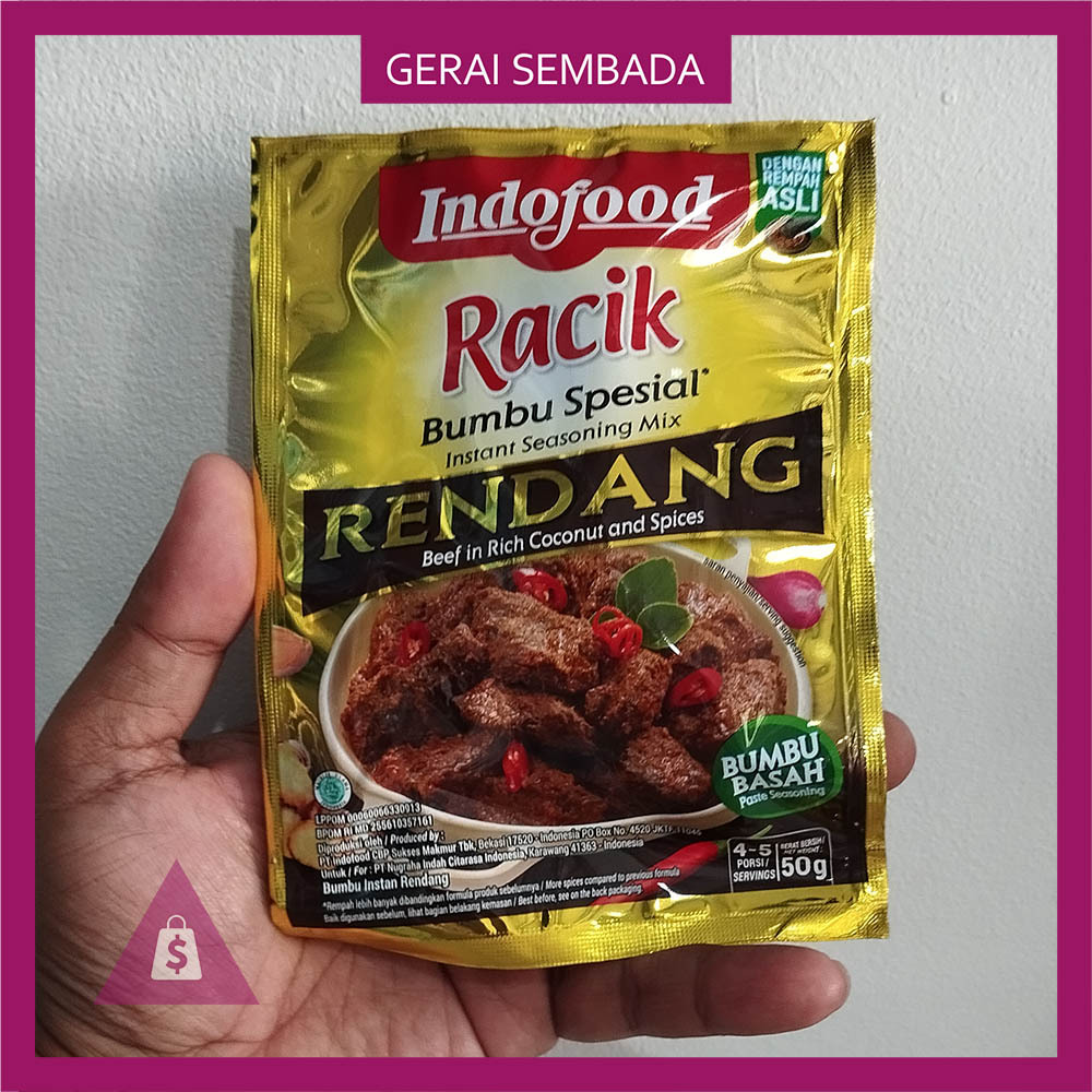 Jual Bumbu Racik Spesial RENDANG Indofood 50 g | Shopee Indonesia