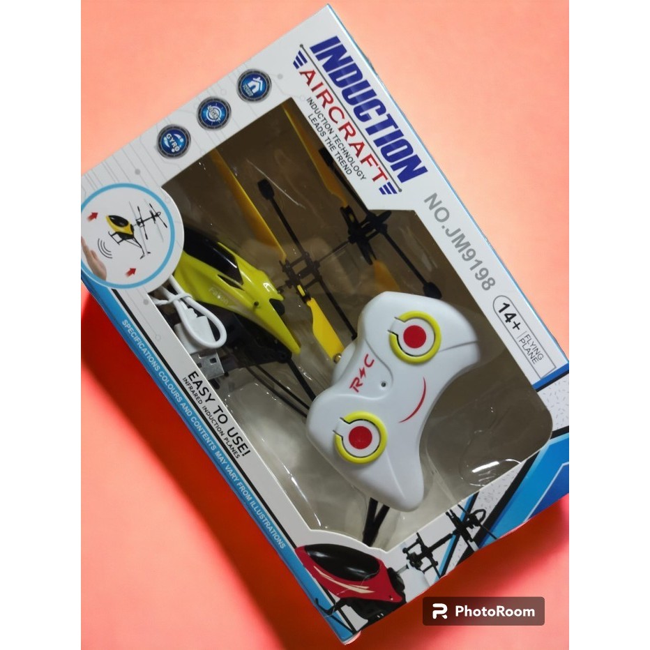 Jual mainan helicopter terbang sensor infrared induction aircraft 1 ...