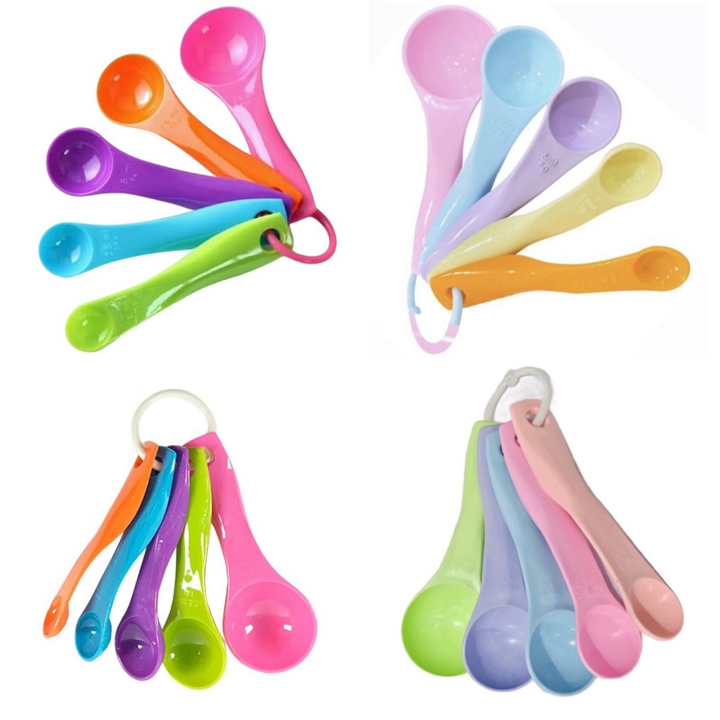 Jual Sendok Ukur / Takar - Measuring Spoon warna warni (Set 5 pcs ...