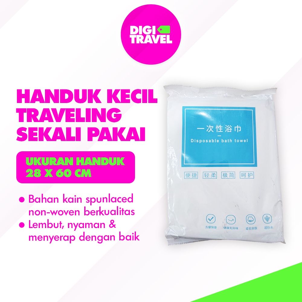 Jual DIGITRAVEL Handuk Wajah Travel Serbaguna Disposable Travel Outdoor ...
