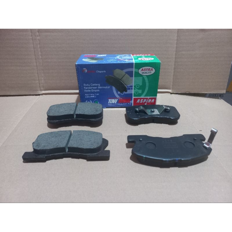 Jual TDW ASPIRA brake pad / kampas rem depan cakram sigra / calya / all ...