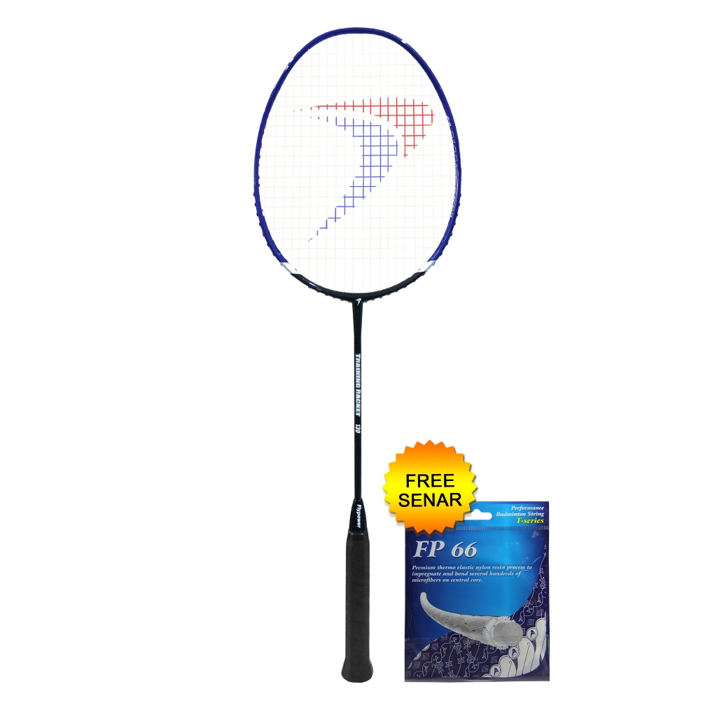Jual Flypower Raket Training Badminton Berat 130 gr- Black Blue Free ...
