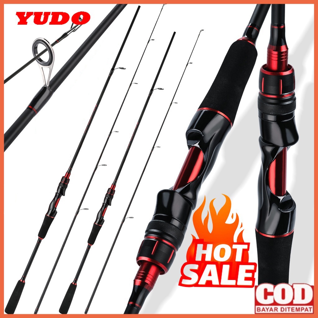Jual Casting Joran Pancing 1.8M 2.1M 2 Sections Power 8LB--17LB Fishing Rod Solid Carbon Pole ...