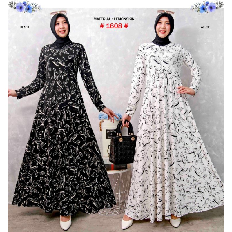 Jual Gamis Jersey Lemonskin 1608 | Shopee Indonesia