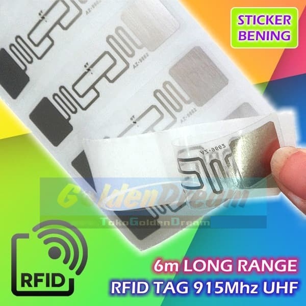 Jual Long Range RFID Tag UHF 915Mhz Label Sticker Sensor Chip H3 AZ ...