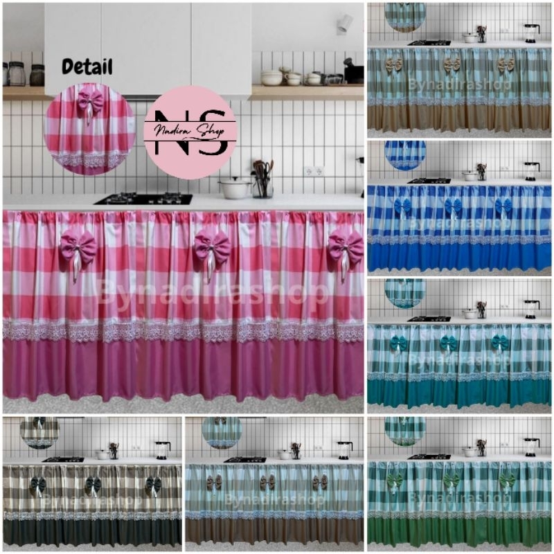 Jual GORDEN KOLONG DAPUR EMILY RENDA PITA SERIES | Shopee Indonesia
