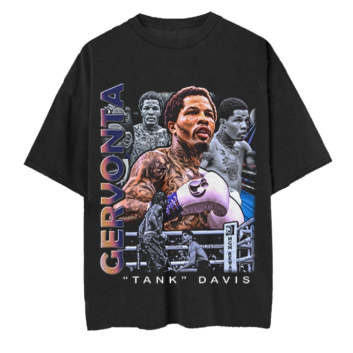 Jual Kaos Boxing Gervonta Tank Davis Premium Oversize Tshirt | Shopee ...