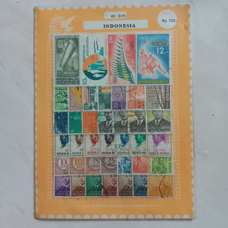 Jual Perangko Indonesia Tahun & Seri Mix Set 40 pcs Used (M1) | Shopee ...