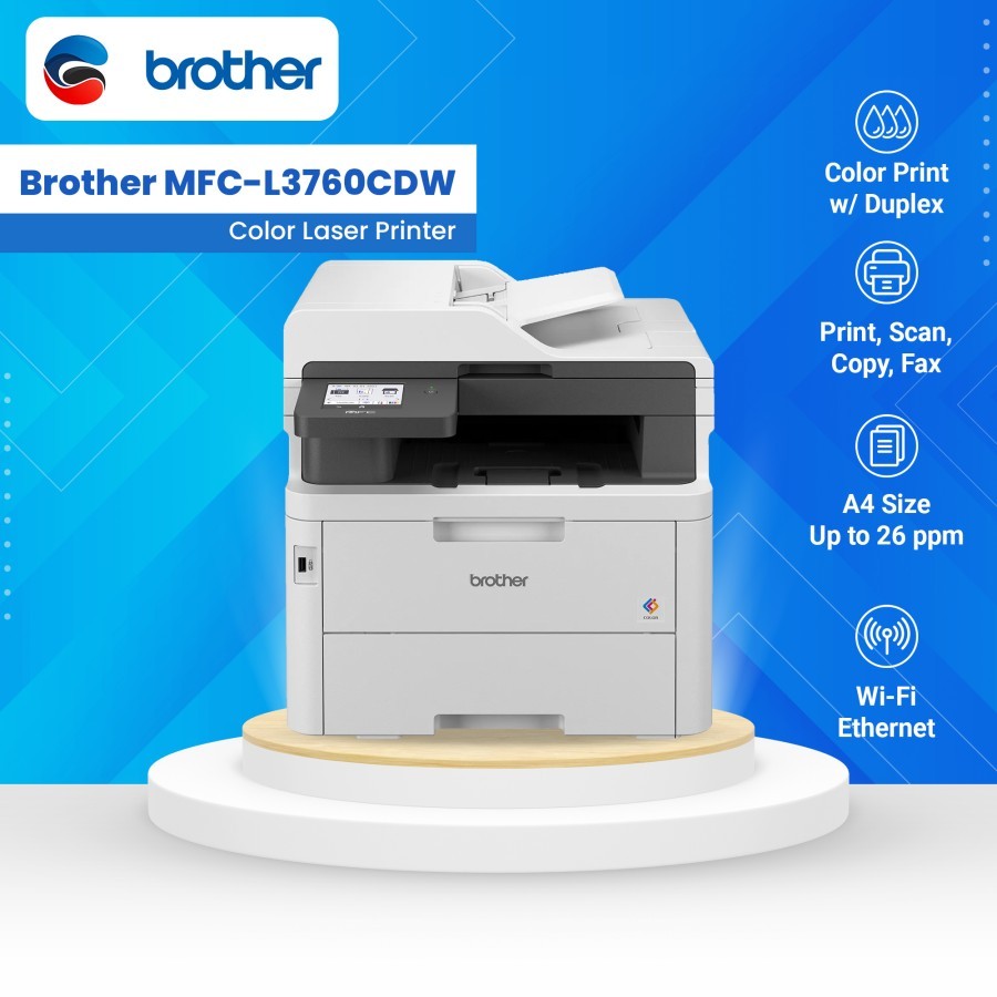 Jual BROTHER Printer Laser Color MFC L3760CDW Wifi Wireless ...