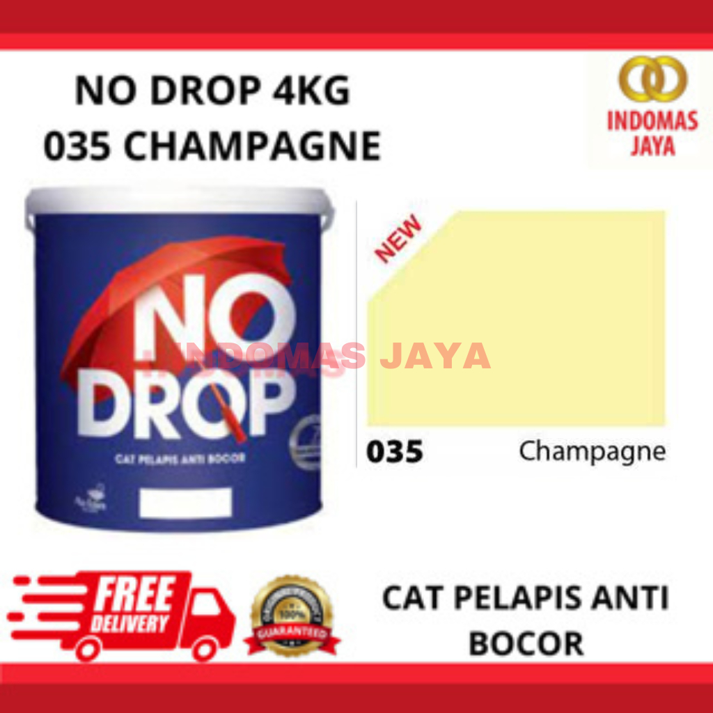 Jual CAT ANTI BOCOR KEDAP AIR WATERPROOFING 4KG champagne 035 4 KG ...