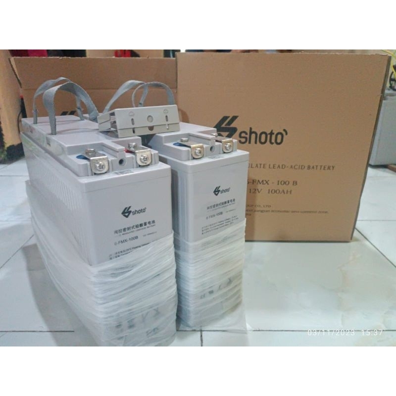 Jual battery vrla new 12v 100ah | Shopee Indonesia