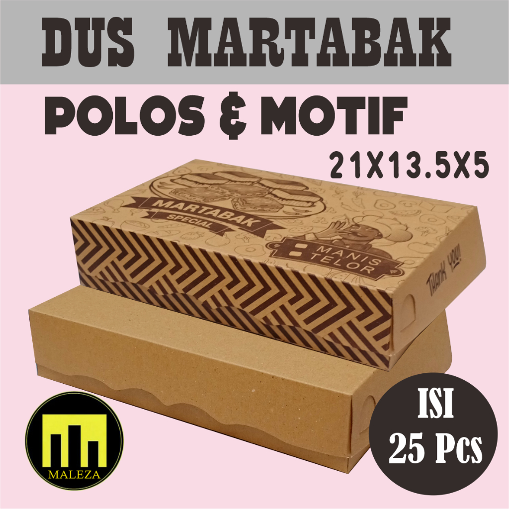 Jual Dus Martabak Box Martabak Kotak martabak Caft Laminasi isi 25 pcs ...