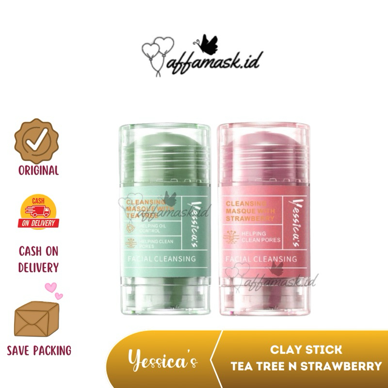 Jual CLAY STICK YESSICA CLAY STICK STRAWBERRY YESSICA CLAY STICK TEA ...
