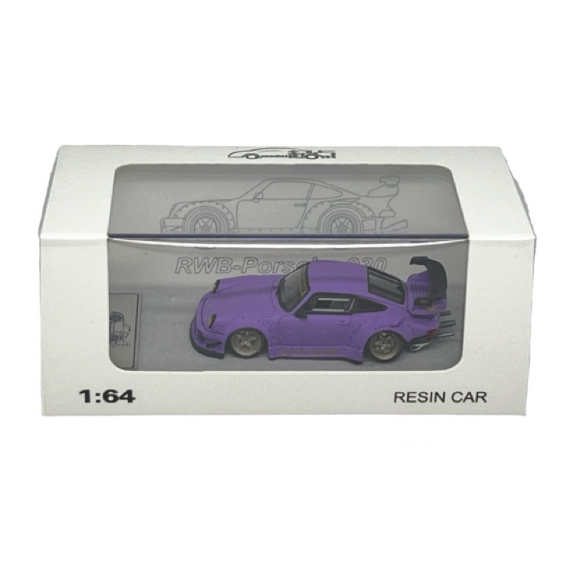 Jual Qidian 64 Porsche RWB 930 Resin Stella Artois Matt Purple | Shopee ...