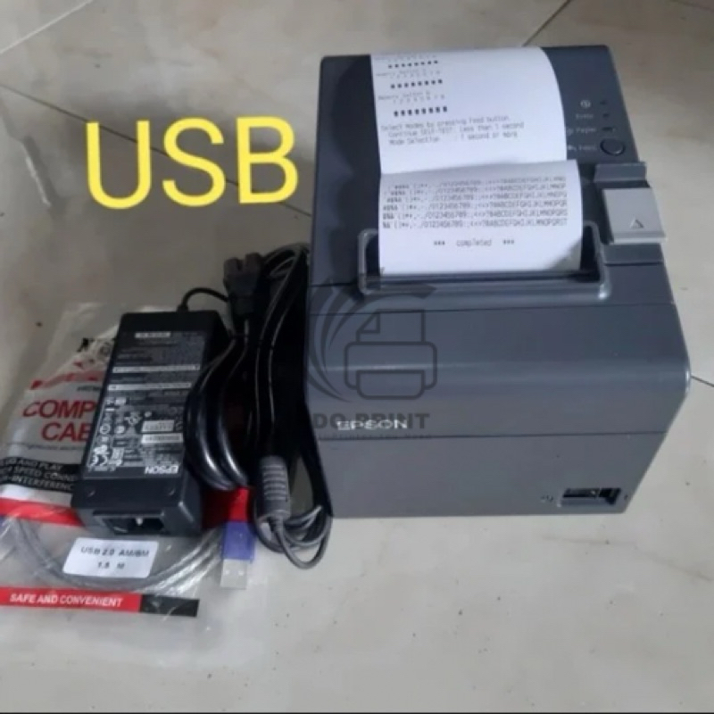 Jual PRINTER KASIR THERMAL TM82 EPSON TM-T82 USB MURAH BAGUS | Shopee ...