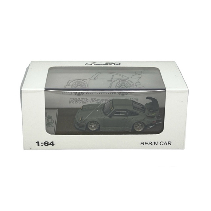 Jual Qidian 64 Porsche RWB 930 Resin Stella Artois Matte Green | Shopee ...