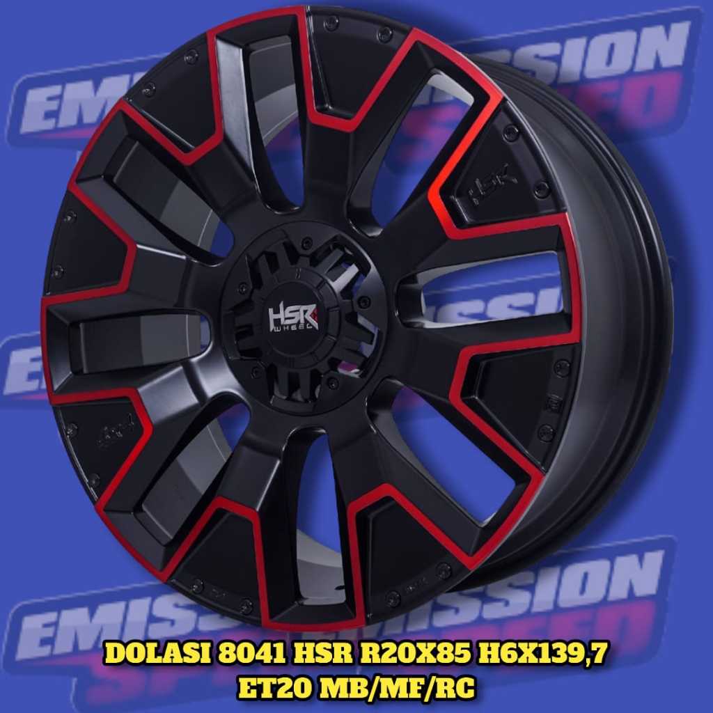 Jual velg mobil pajero, fortuner, strada, hilux dc ring 20 lebar 9.5 ...