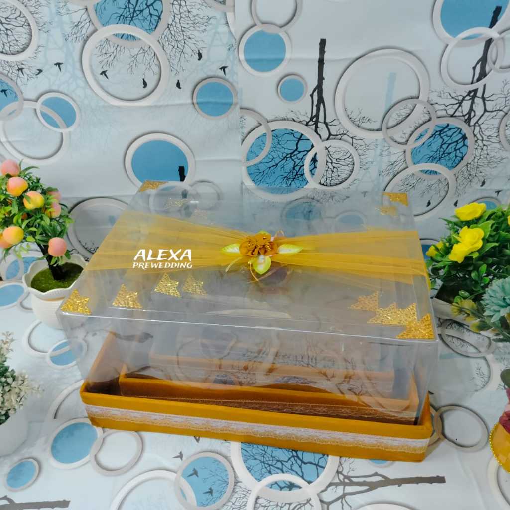 Jual Kotak Hantaran Seserahan Pernikahan Mika Box Mewah Free Packing ...