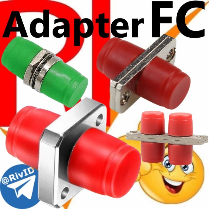 Jual Adapter Adaptor FC FO Simplex Duplex Fiber Optic Coupler Single ...