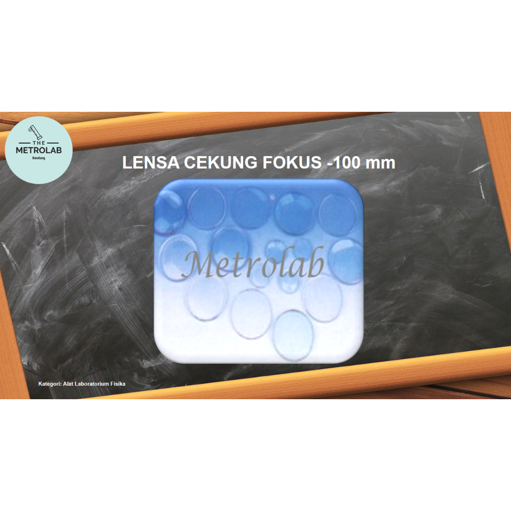 Jual Lensa Cekung diameter 5 cm, Fokus -100 mm | Lensa Bikonkaf f ...
