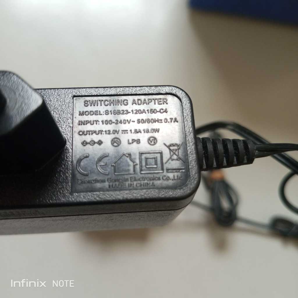 Jual SWITCHING ADAPTER 12V 1.5A JACK KECIL (BEKAS NORMAL) | Shopee ...