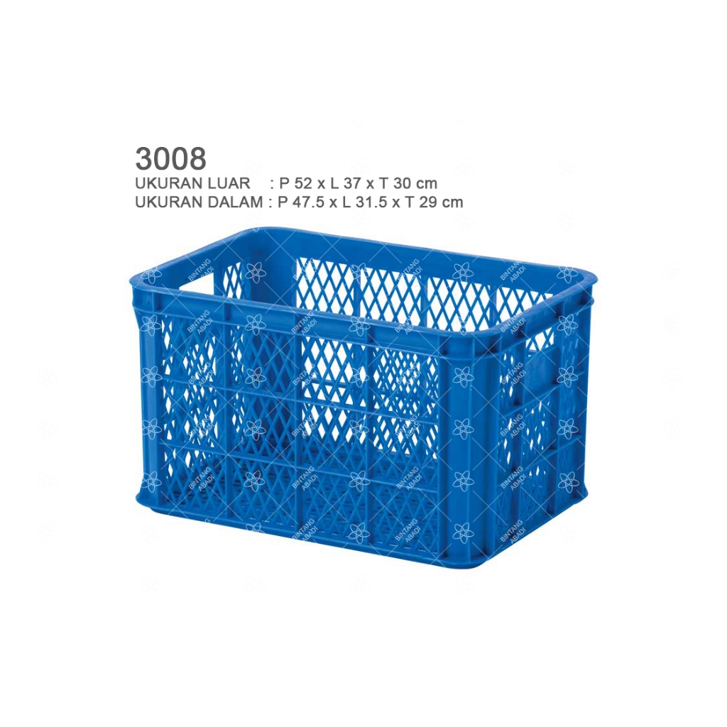Jual Keranjang Industri Serbaguna 3008 Rabbit Container Plastik Box ...