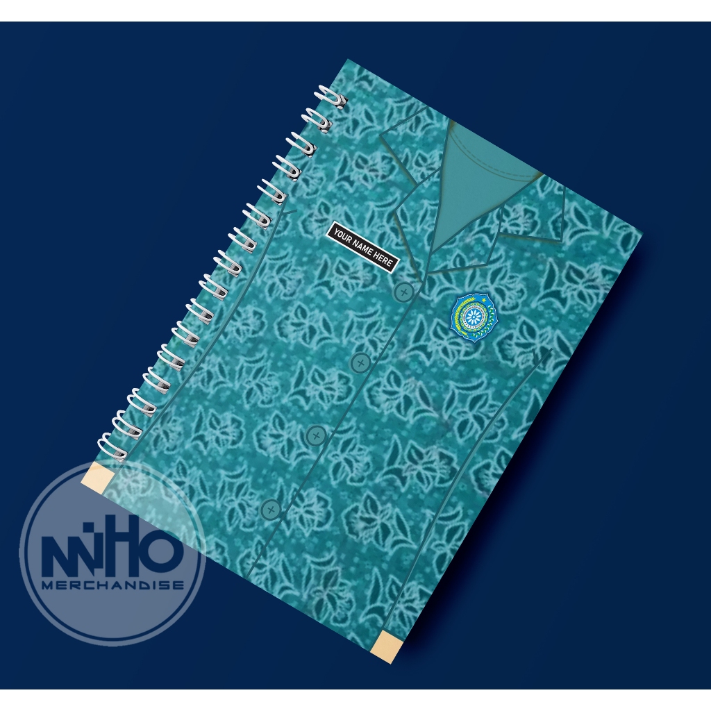 Jual Notebook Buku Custom Seragam PKK / Kertas HVS / Hardcover / 60 ...