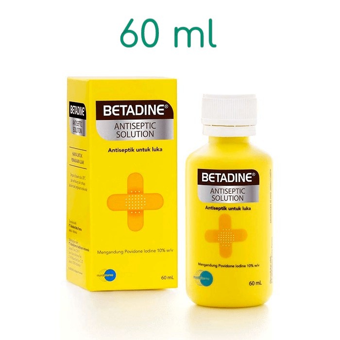 Jual Betadine Antiseptic Solution 60 ml Obat Luka untuk Cegah Infeksi | Shopee Indonesia