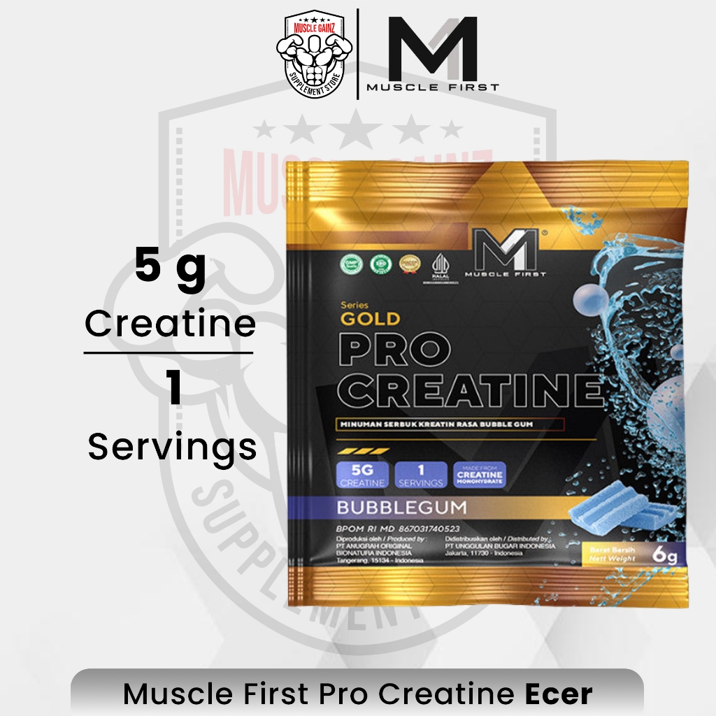 Jual M1 Pro Creatine Ecer per sachet kreatin muscle first preworkout ...