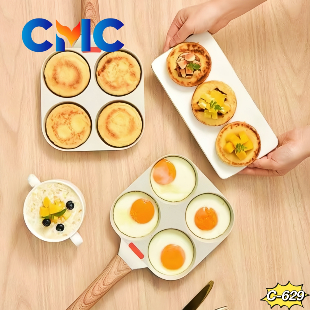 Jual CMC[C-629]Pancake Egg Omelet Frying Pan / Panci Grill Steak Daging ...