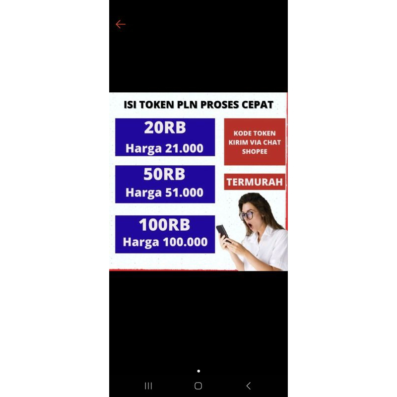 Jual token pln | Shopee Indonesia