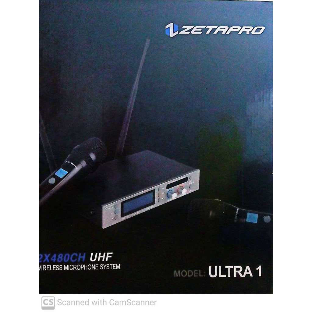 Jual Mic Wireless ZETAPRO ULTRA 1 / ULTRA1 Original 2 Handle Microphone ...