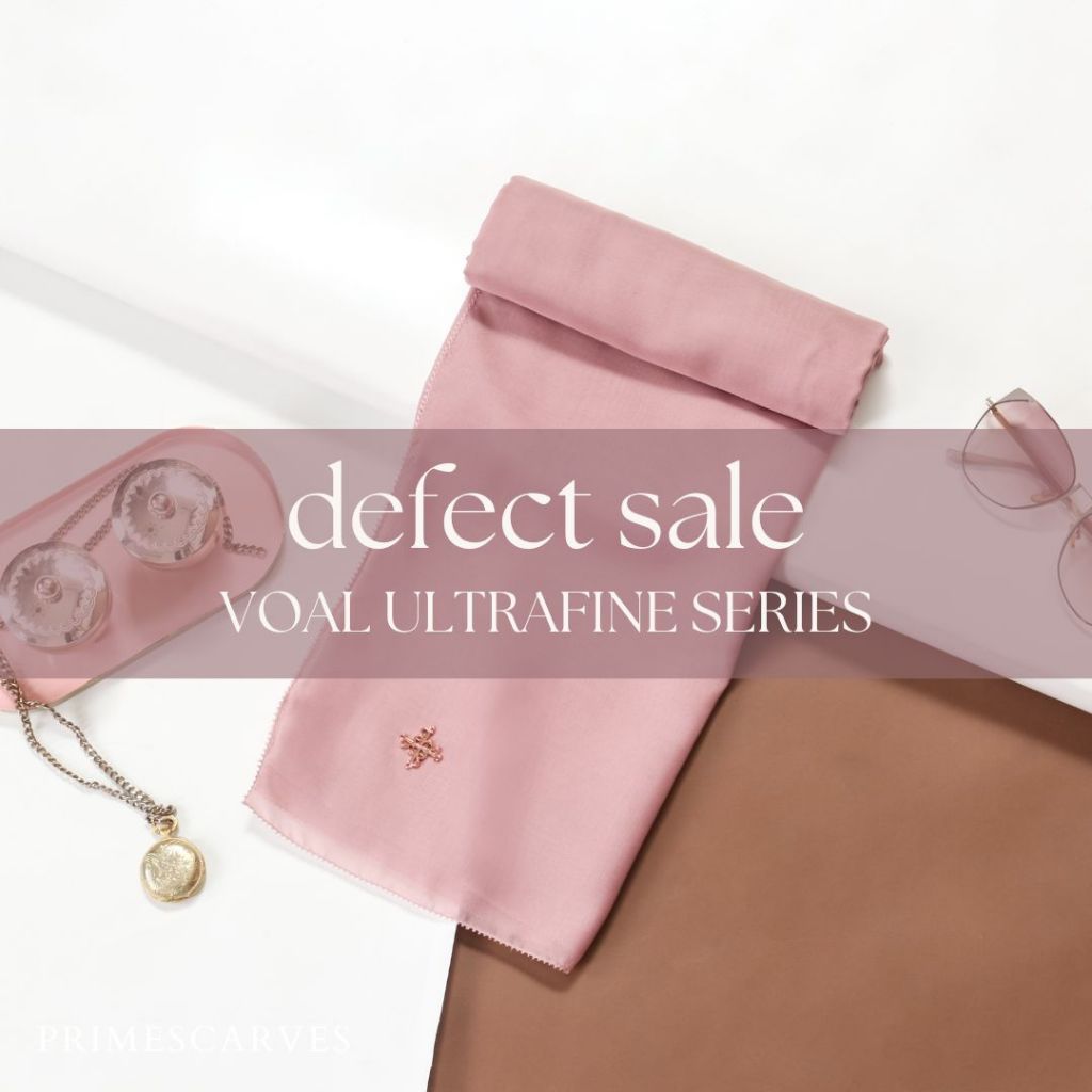 Jual Defect Sale Ultrafine Voal Series Hijab Segiempat | Shopee Indonesia