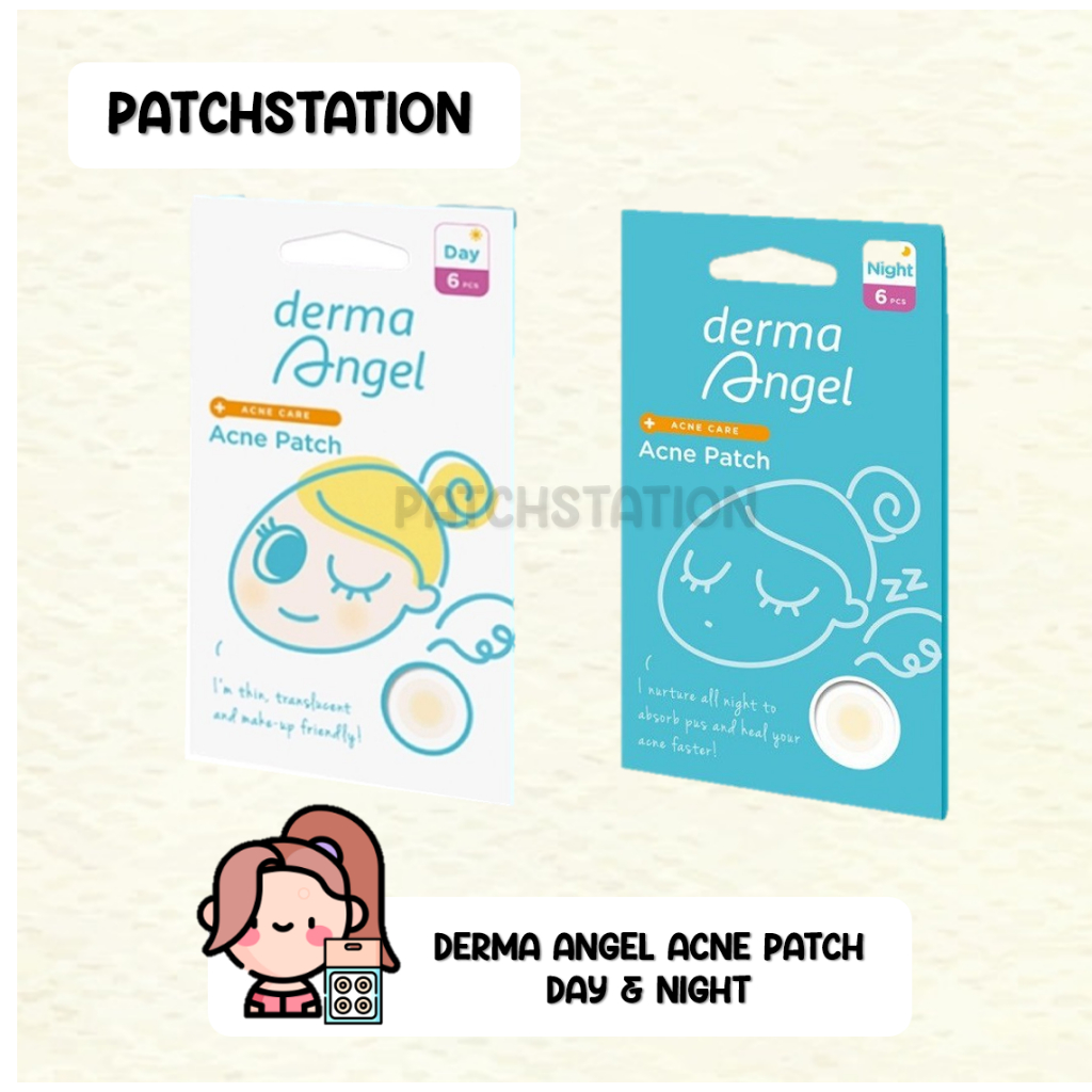Jual Derma Angel Acne Patch Day & Night: Isi 6 Patch | Plester Jerawat ...