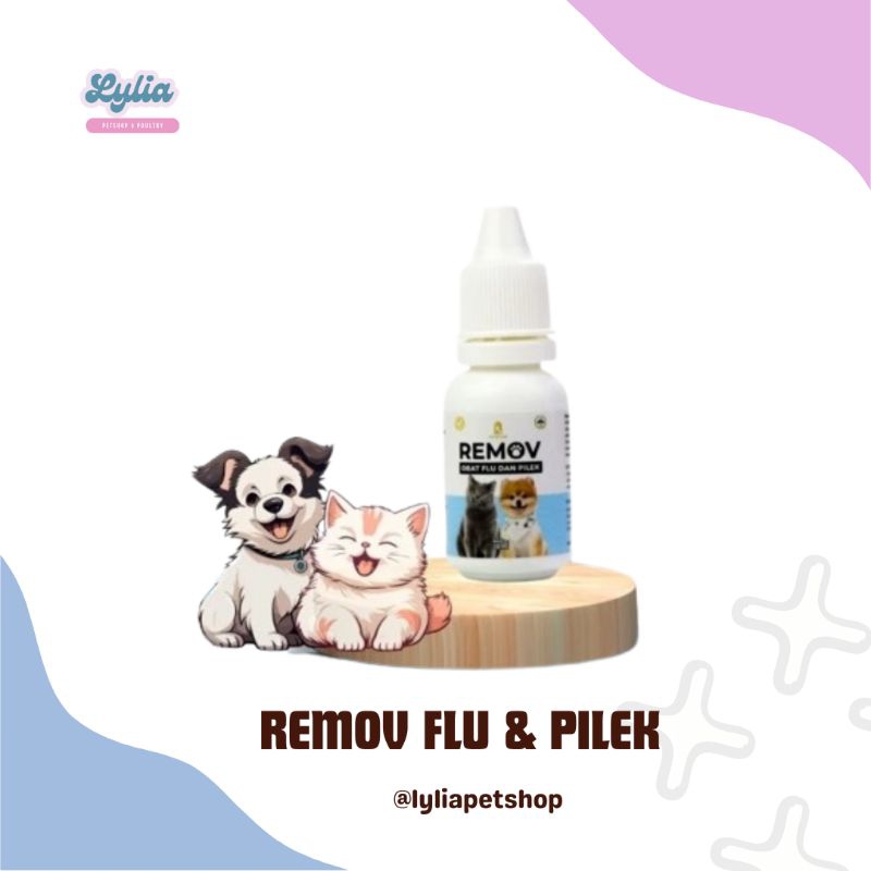 Jual REMOV FLU & PILEK 10 ml obat flu dan pilek kucing & anjing | Shopee Indonesia