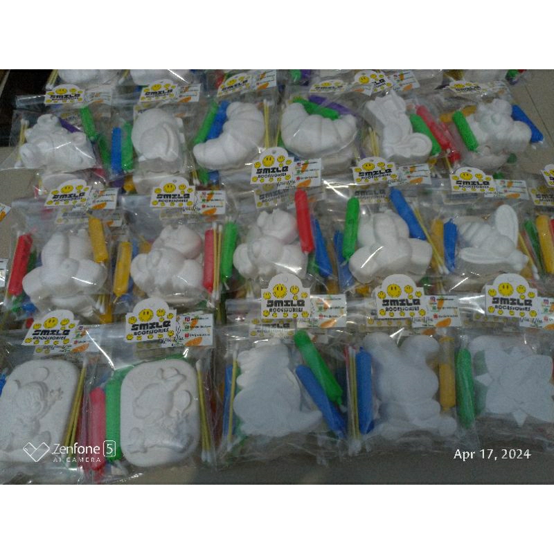 Jual Mainan Edukasi Anak mewarnai patung - 1 set patung besar melukis ...