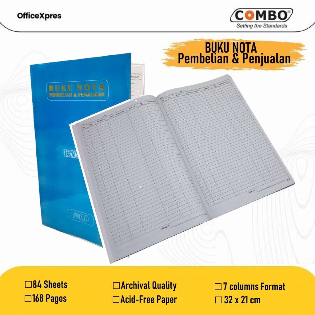 Jual Buku Nota Pembelian dan Penjualan FOLIO / purchases and Sales Book ...