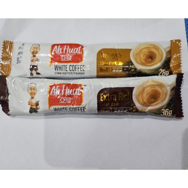Jual kopi ah huat ahuat ahwat white coffee extra rich ( ecer) | Shopee ...