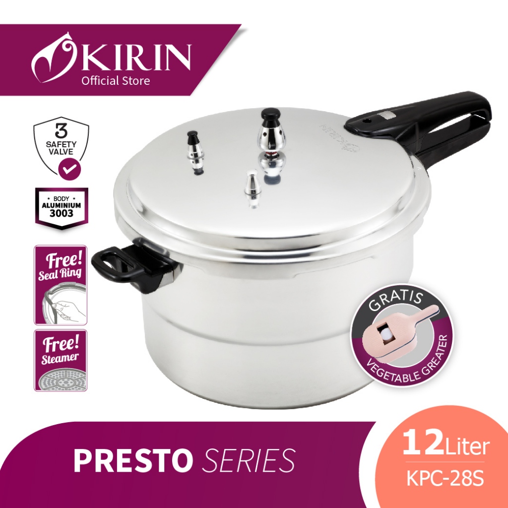 Jual KIRIN PRESSURE COOKER 12 Liter |KPC-28S | Shopee Indonesia