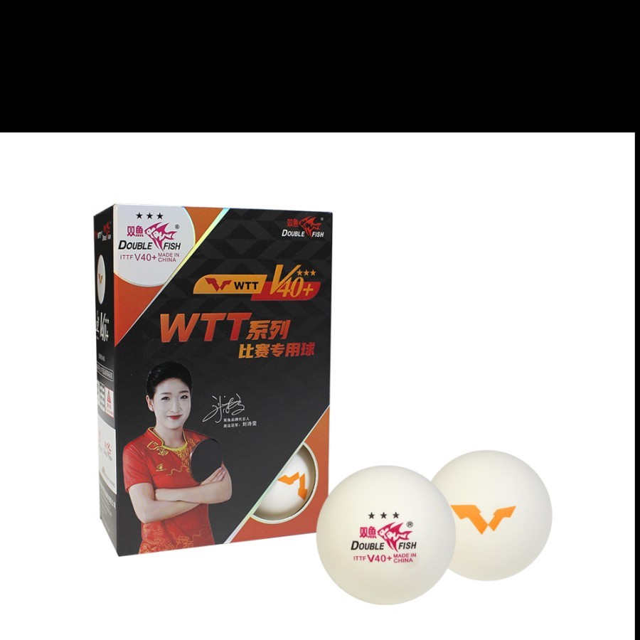 Jual Bola Pingpong Double Fish WTT V40+ 3 Star ITTF Tenis Meja 6pc Original | Shopee Indonesia