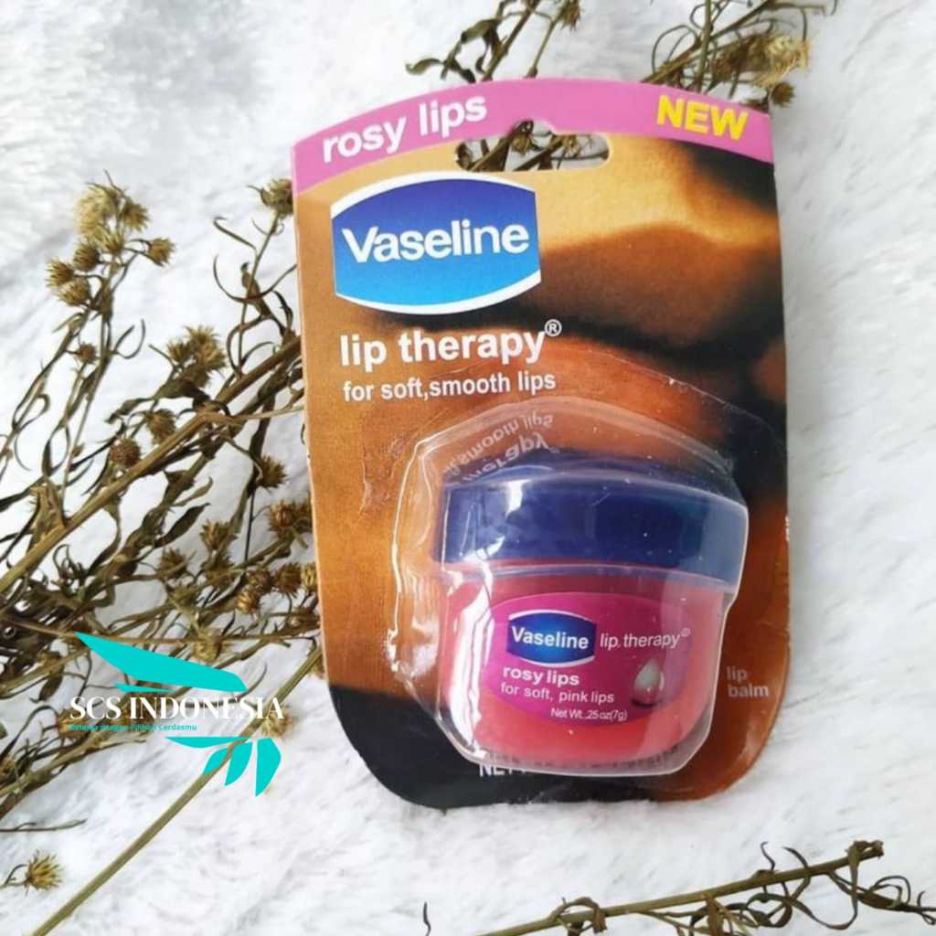 Jual Vaseline Lip Therapy Rosy lips Soft Pink Lim balm Original New ...