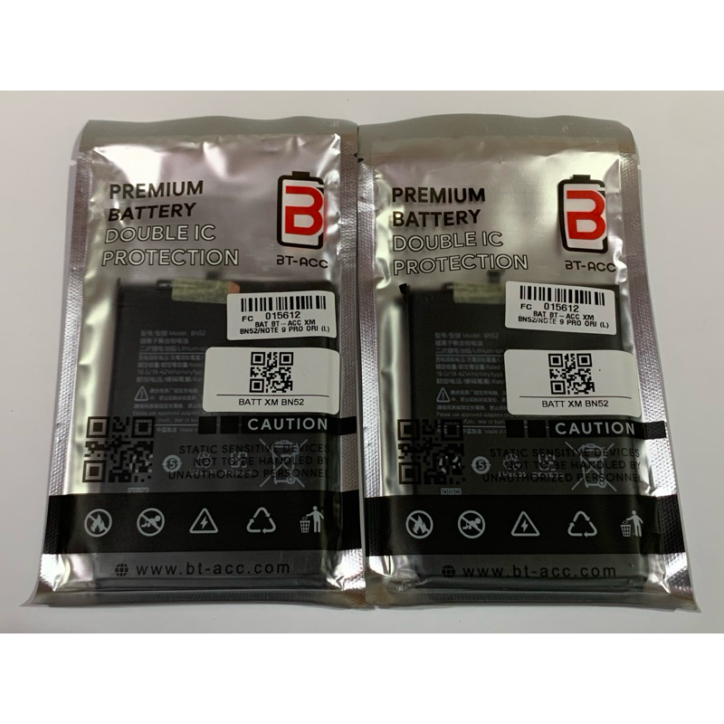 Jual Baterai / Bat BT-Acc Xiaomi Redmi Note 9 Pro ( BN52 ) Ori | Shopee ...