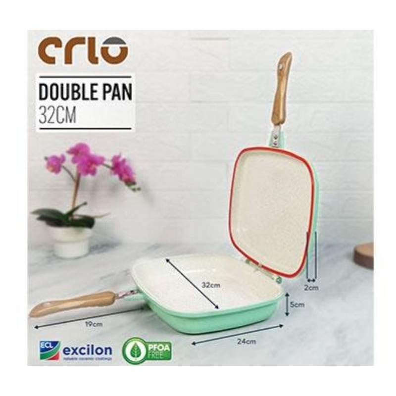 Jual CRIO Royal Ceramic Doublepan Jumbo 32cm | Shopee Indonesia