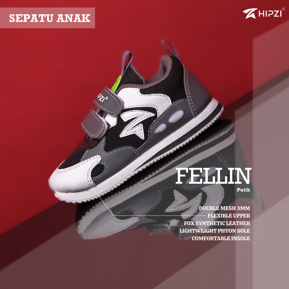 Jual HIPZI - Sepatu Anak Sneaker Laki Laki & Perempuan Sekolah SD TK ...