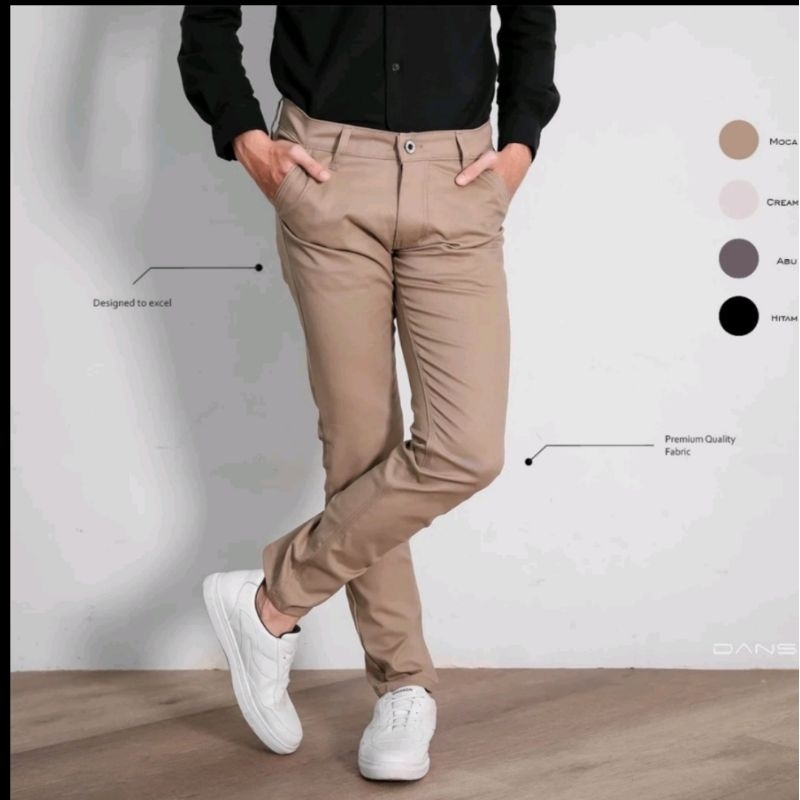 Jual CELANA PRIA CHINO Slim fit Panjang Kerja kantor Santai Liburan Cowok Gentleman Boy | Shopee ...