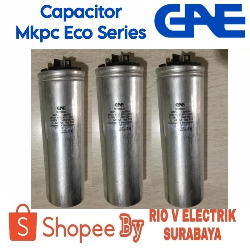 Jual Capacitor GAE MKPc 3P 5 kvar 415 VAC 167202024 Kapasitor Bank GAE MKP-c eco series 3 Phase ...