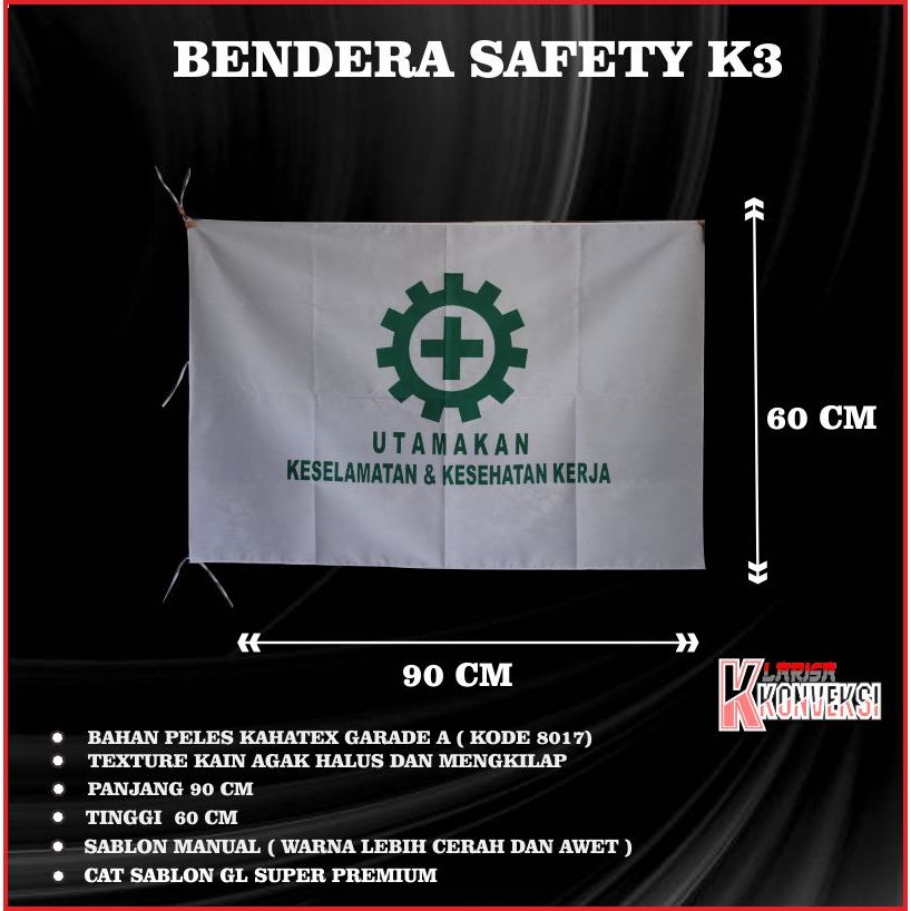 Jual BENDERA K3 MURAH | BENDERA PROYEK | BENDERA SAFETY | Shopee Indonesia