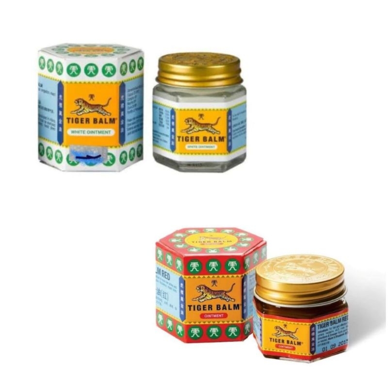 Jual BALSEM TIGER BALM RED AND WHITE OINTMENT MERAH DAN PUTIH CAP MACAN ...